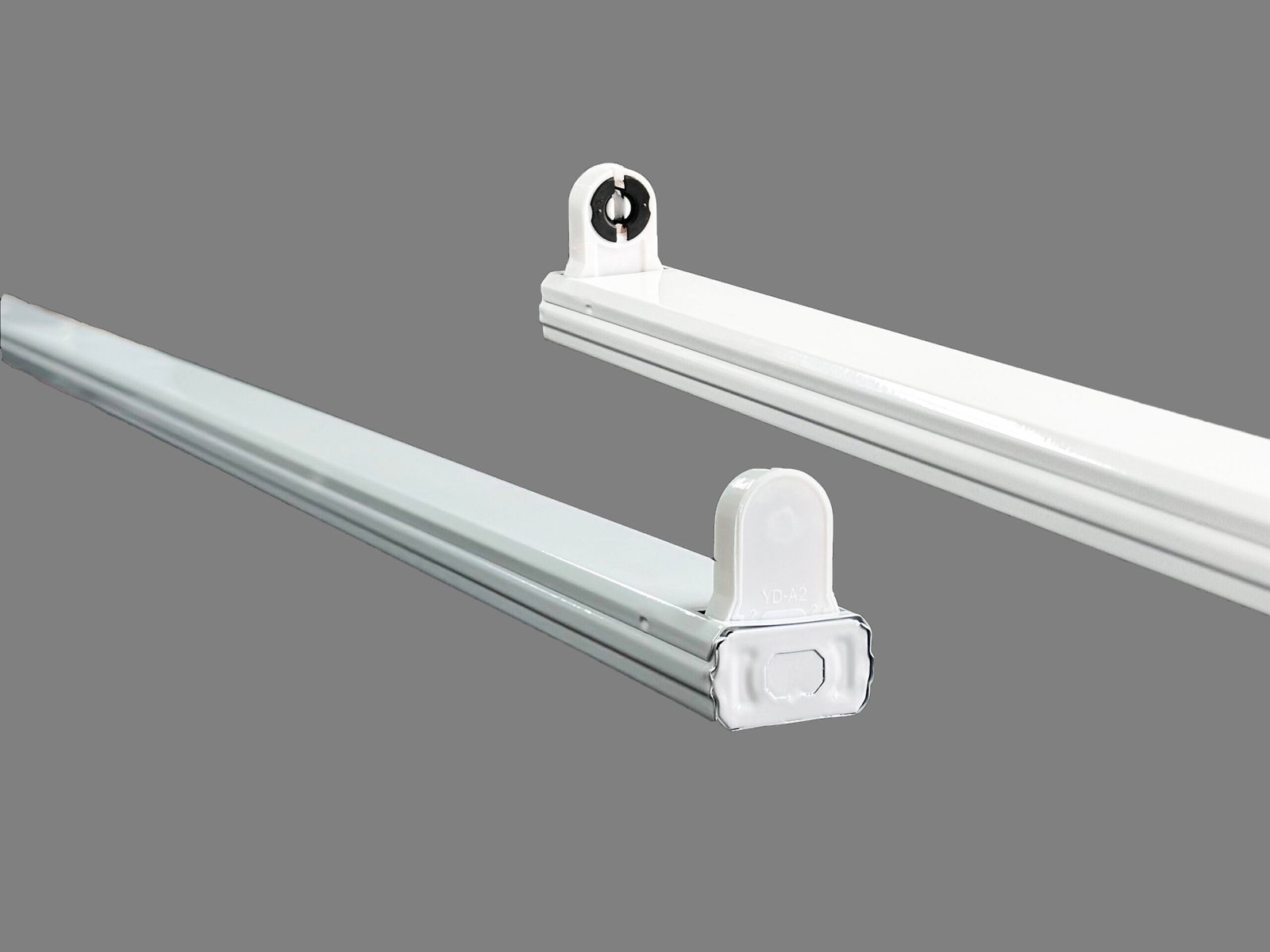 LED Tube Bracket – Single Tube with White Lamp Holder | Durable & Easy ...